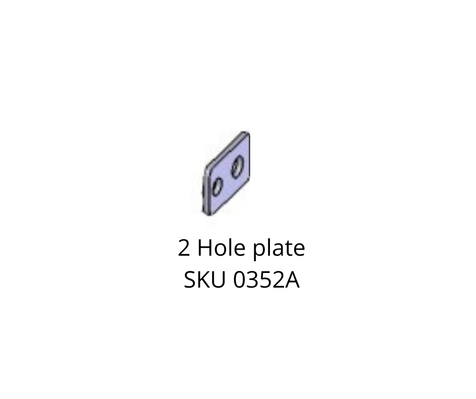2 Hole Locking Plate - Rigtec 2018 Ltd