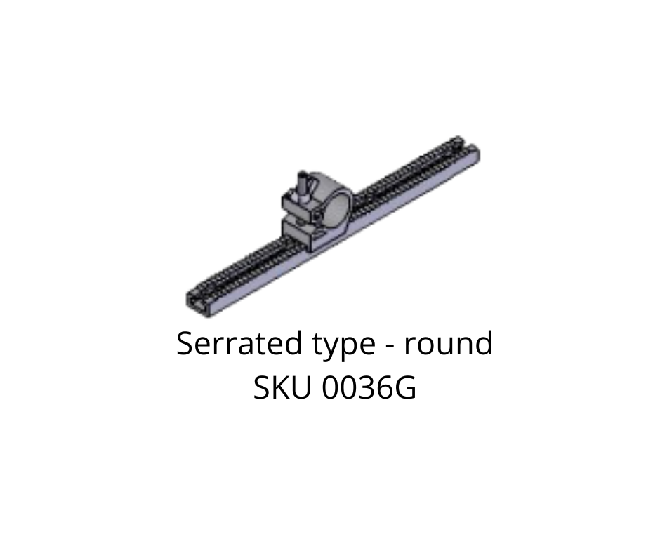Stretcher Fitting Round Assembly (Serrated Type) - Rigtec 2018 Ltd