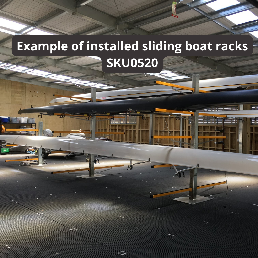 Sliding Boat Rack Complete - Rigtec 2018 Ltd